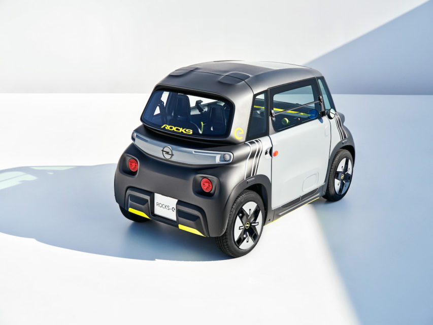 Opel Rocks-e, la microcar tedesca gemella di Citroen AMI