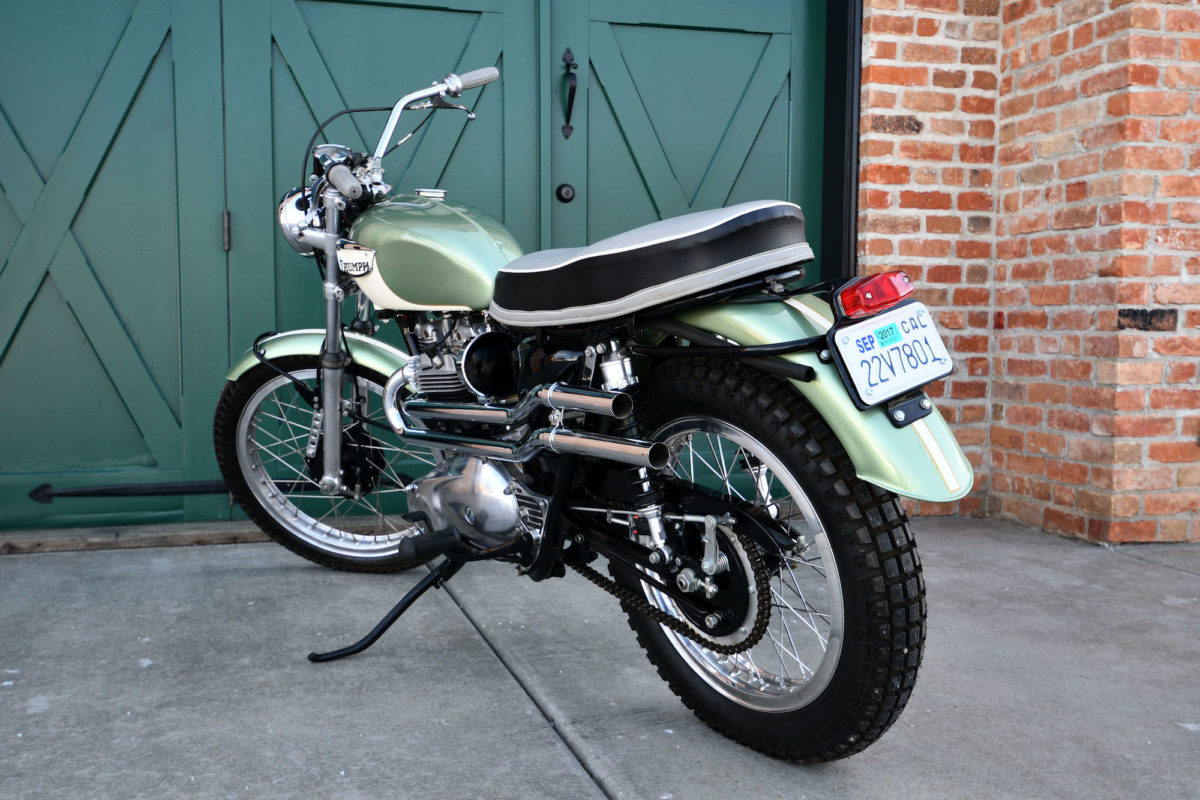 Triumph Bonneville TR120, all'asta moto di Steve McQueen