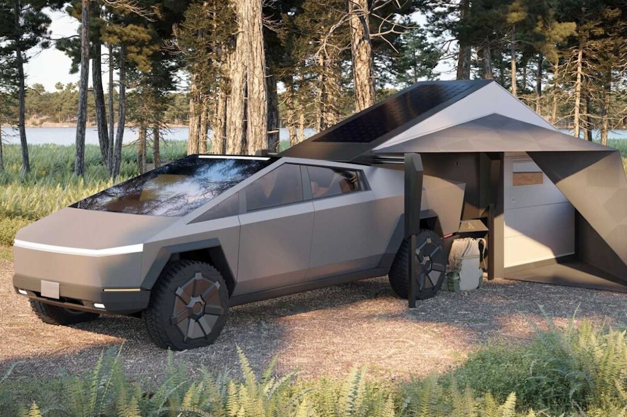 Il Cybertruck di Tesla diventa un camper con il CyberLandr
