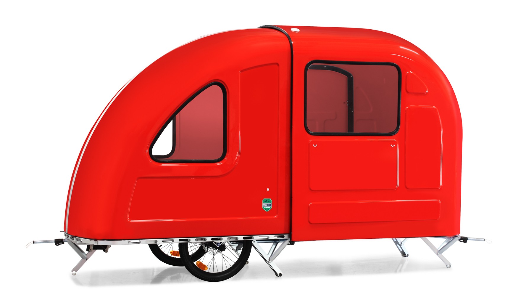 La Bicycle Camper è una roulotte per i viaggi in bici