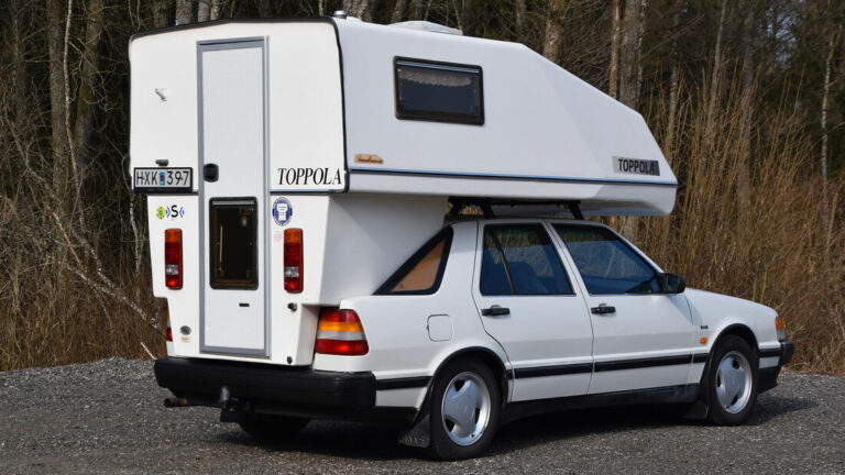 La Saab Toppola è la youngtimer dei camper
