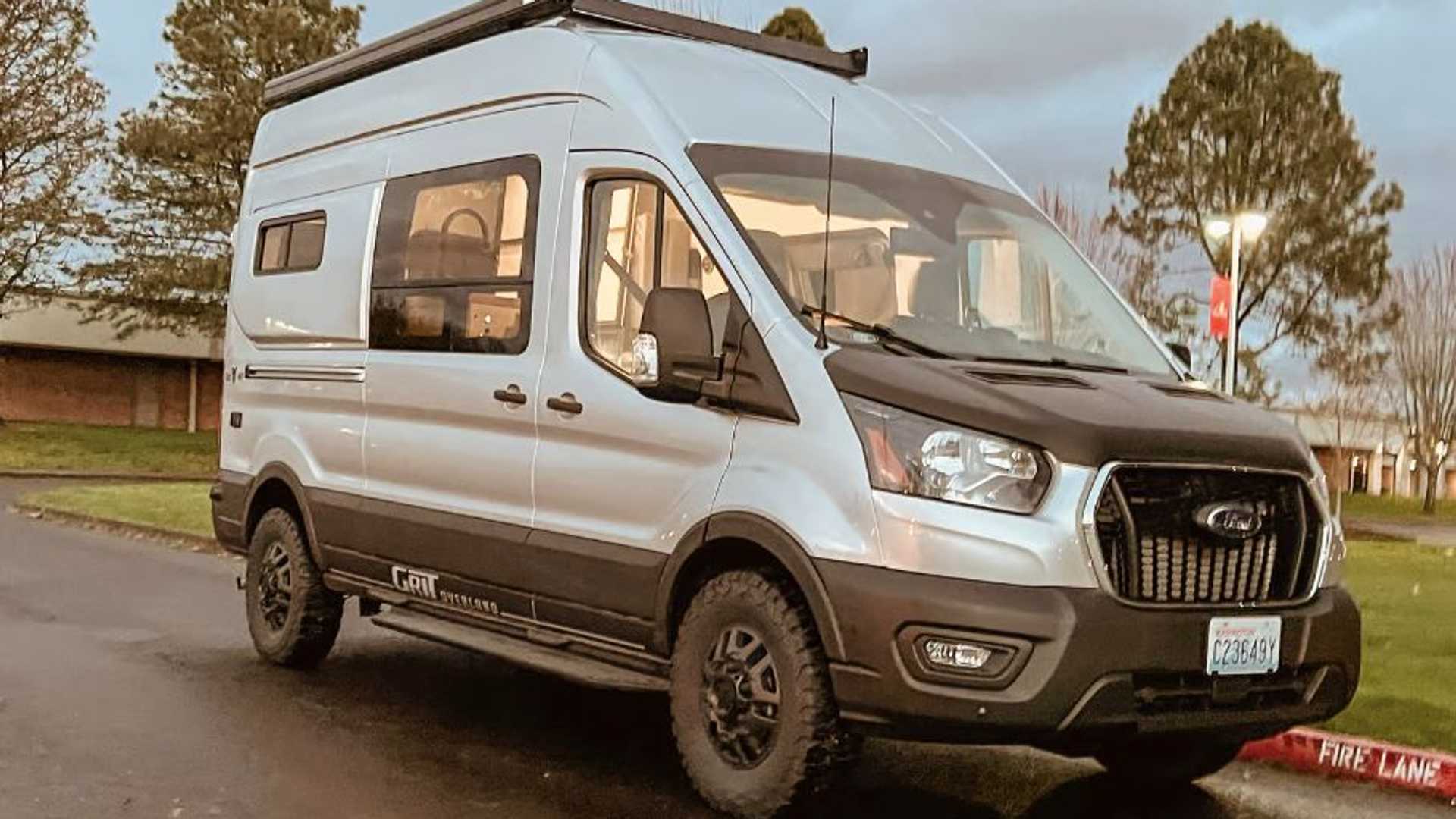 Grit Overland sviluppa un nuovo camper su base Ford Transit 4x4