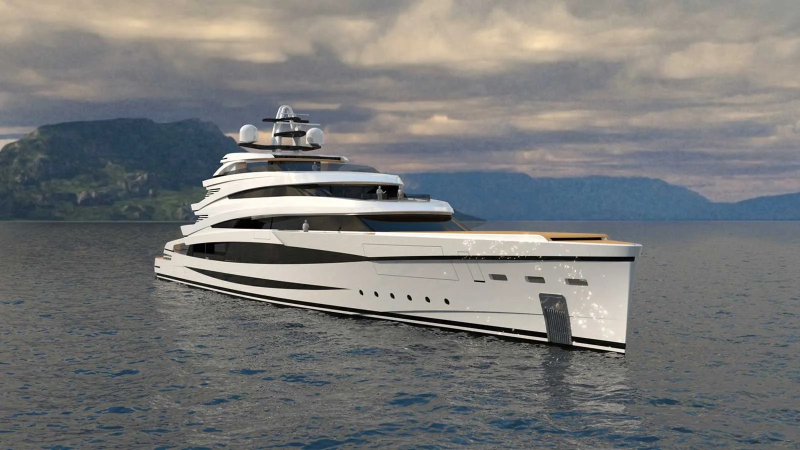 Tommaso Spadolini presenta il nuovo concept di superyacht da 90 metri
