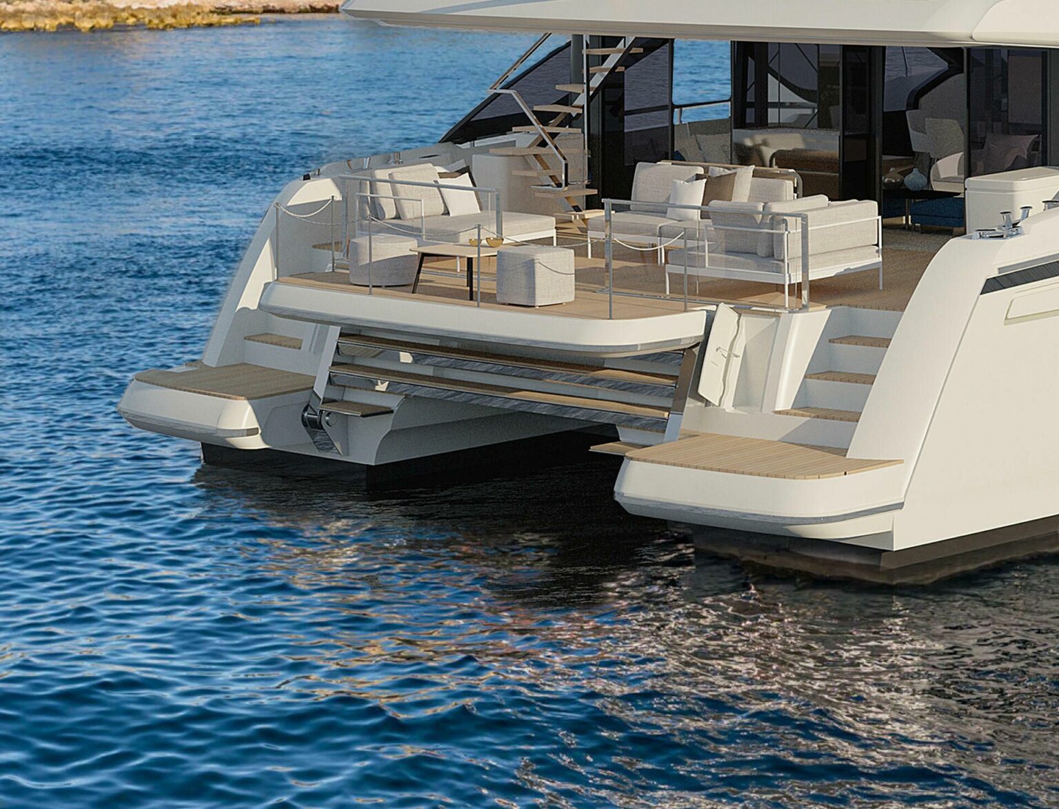 L'M8 è il nuovo catamarano da 20 metri di Prestige Yachts