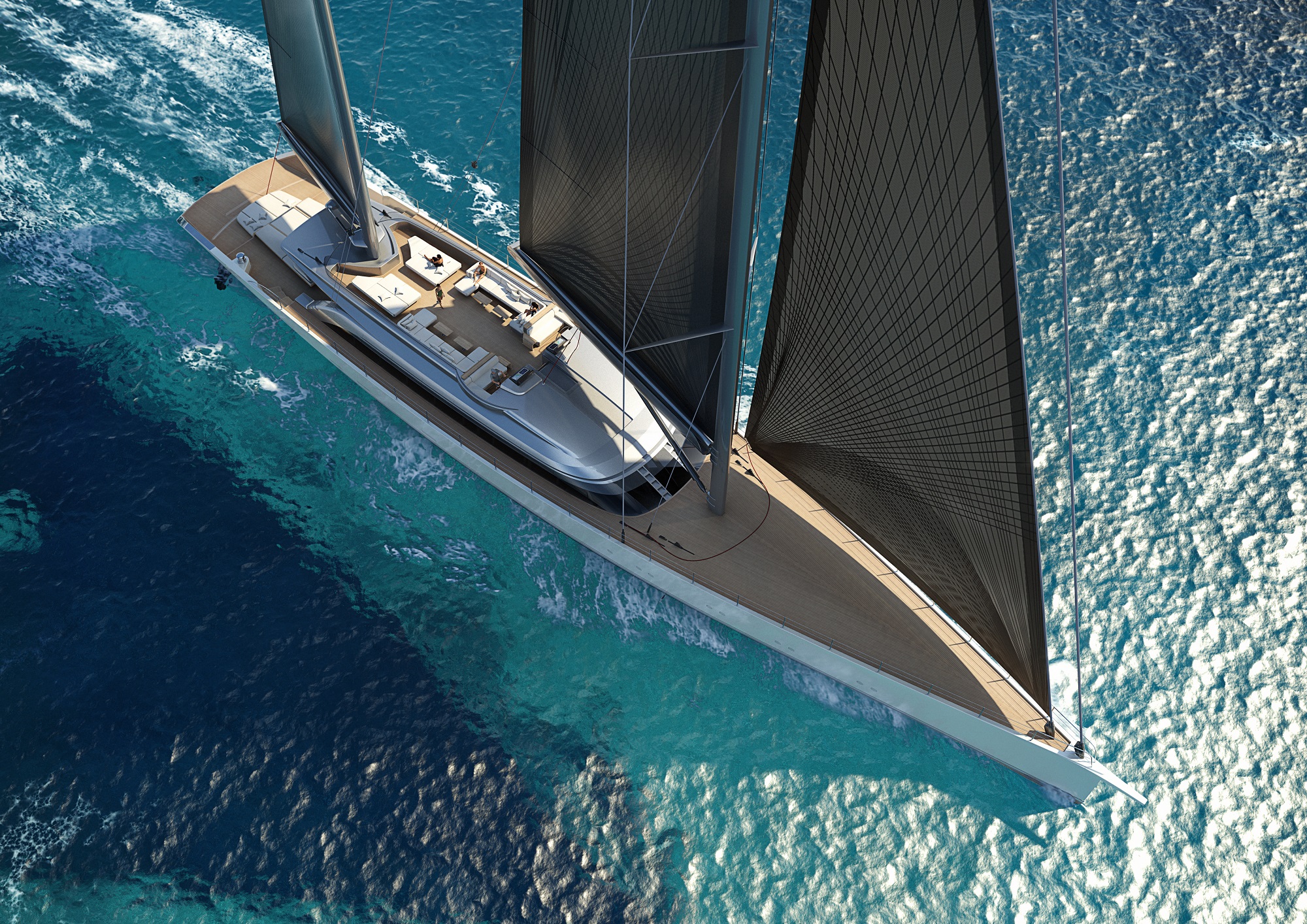 Philippe Briand presenta un nuovo concept per un ketch di 60 metri