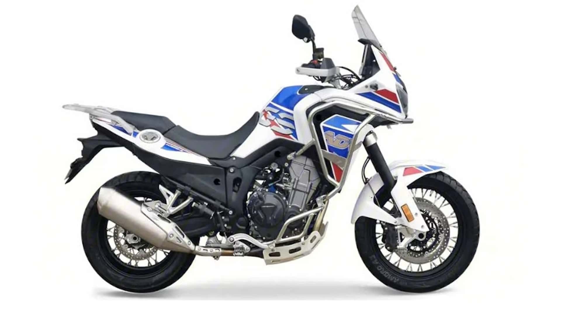 La HJ500-8 è una moto cinese da 500 cc con il design della Africa Twin